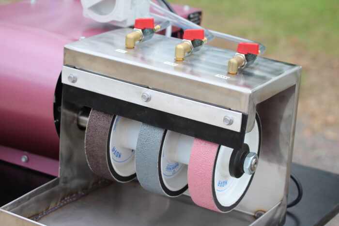 6" 6 Wheel Grinder - Lapidary Slab Supplies