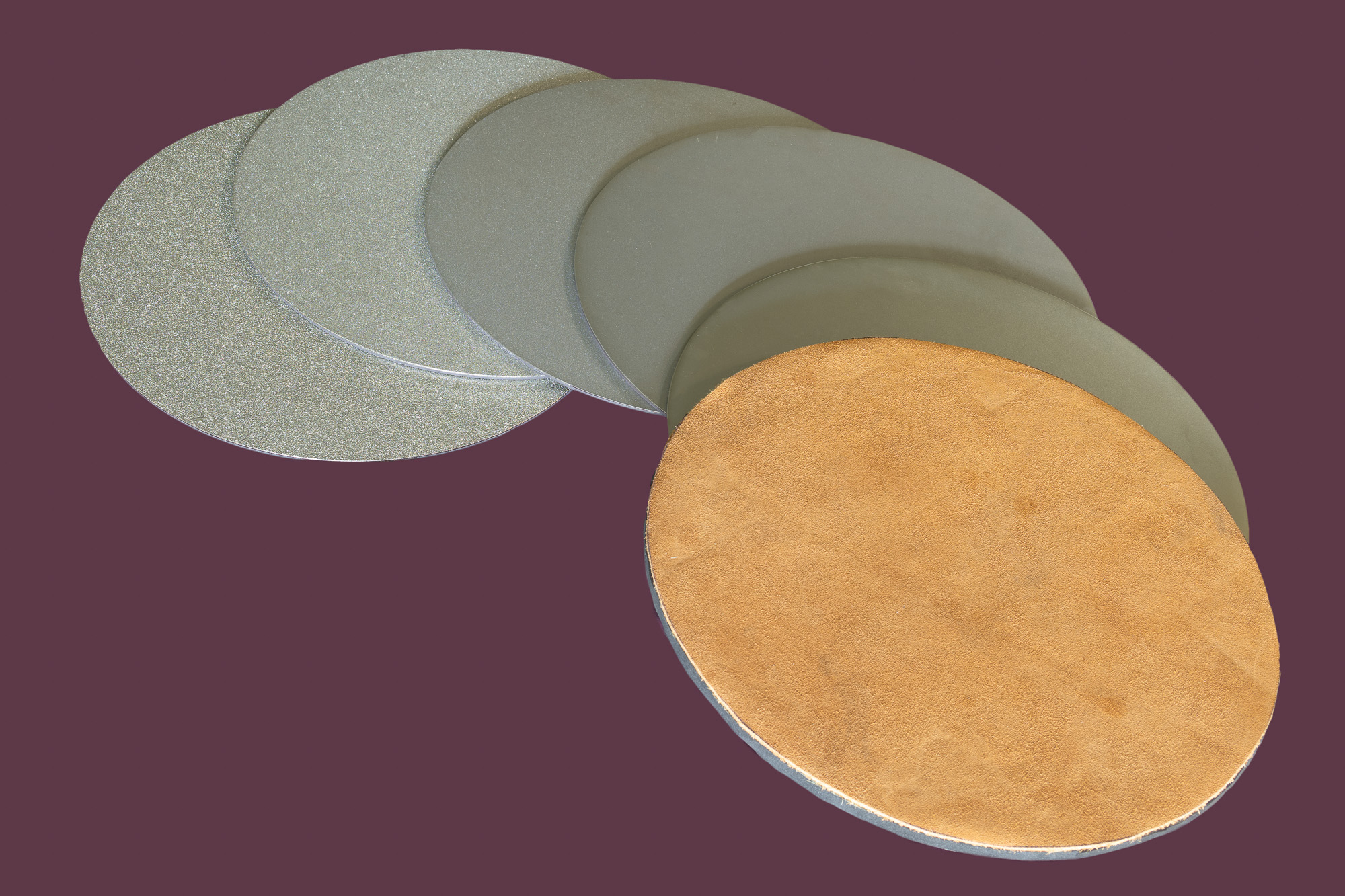 Magnetic Diamond Plates and Polishing Pads (full face) - Lapidary Slab ...