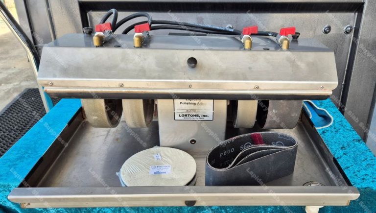 LORTONE 6" 4 Wheel Cabbing Machine - Lapidary Slab Supplies