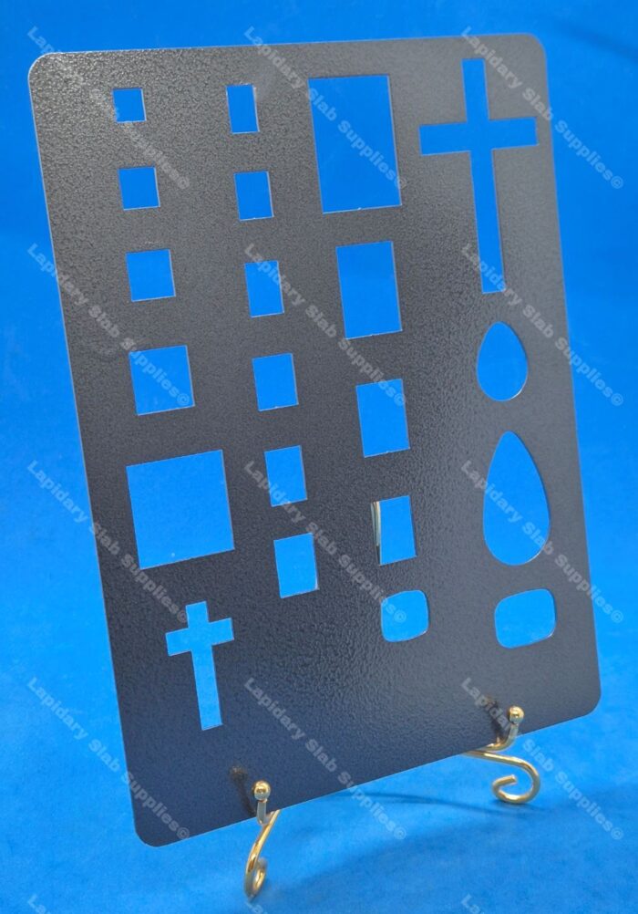 Square, Rectangle, Cross (Mixed) - Lapidary Slab Supplies